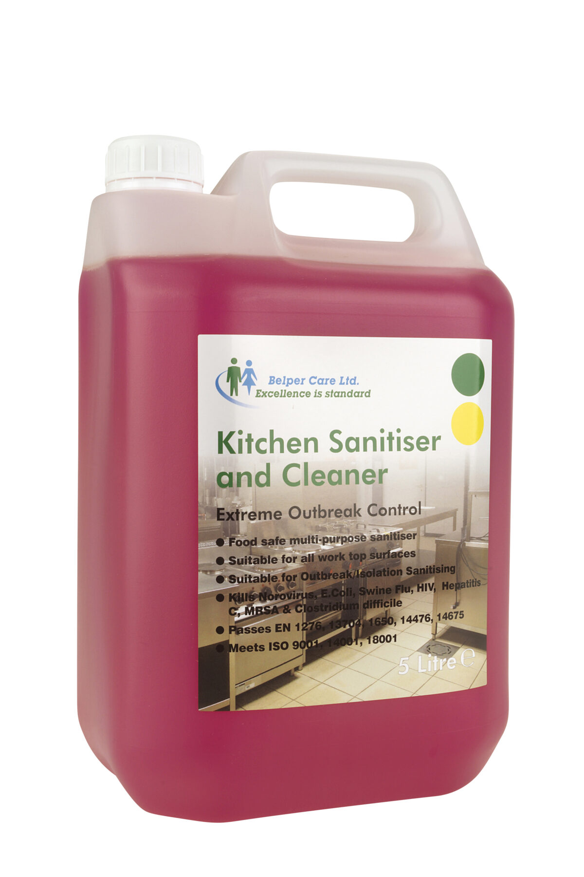 2 x 5 Litre Kitchen Sanitiser and Cleaner concentrate - Care Homes in ...